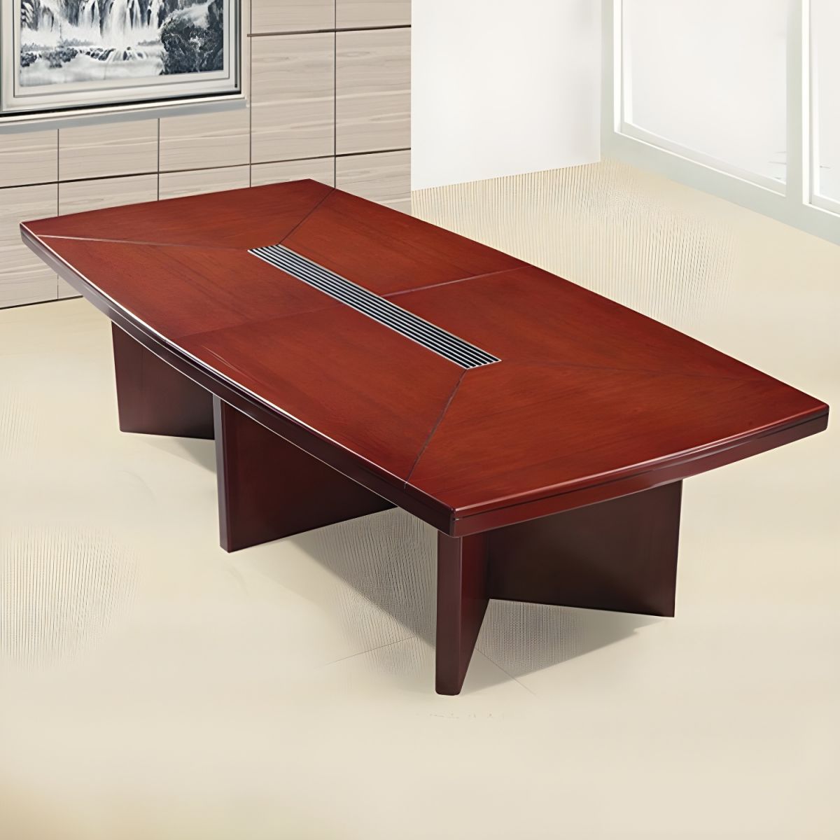 8-10 Seater boardroom table - Ideal Furniture