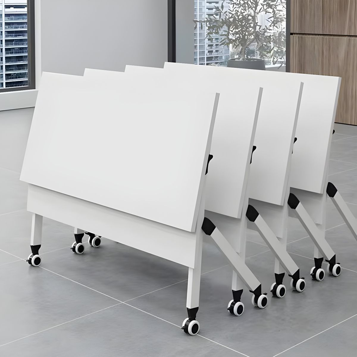 Foldable & Movable Conference Table - Ideal Furniture - Classy office ...