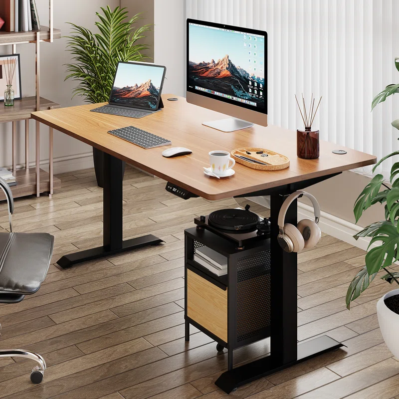 Electric Height Adjustable Standing Desk - Ideal Furniture - Classy ...