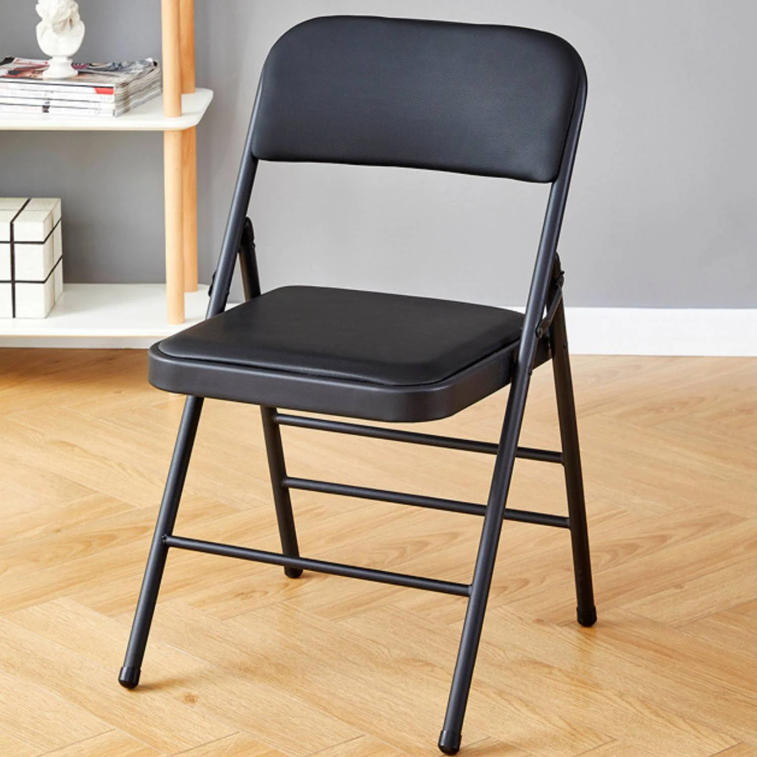 Armless Folding Office Chair - Ideal Furniture - Office Chair